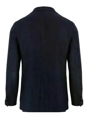 Tagliatore Single-breasted Patch-pocket Blazer - Blue