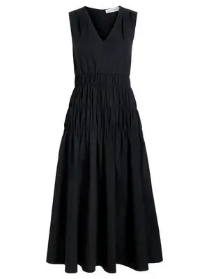 PROENZA SCHOULER WHITE LABEL Proenza Schouler White Label Jenna Tiered Midi Dress