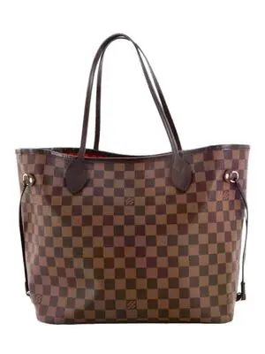 LOUIS VUITTON Neverfull Damier Mm Tote Bag Brown