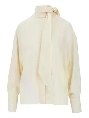 Etro Silk-blend Jacquard Shirt With Paisley Motif - Neutrals