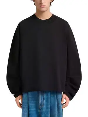 Marni Logo-patch Long-sleeve T-shirt - Black