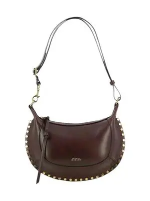 Isabel Marant Étoile Studded Leather Shoulder Bag - Brown