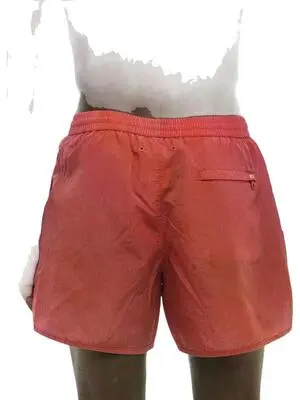 DIESEL® Logo Patch Swim Trunks - Red