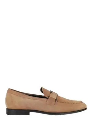 TOD'S Timeless Suede Loafers - Neutrals