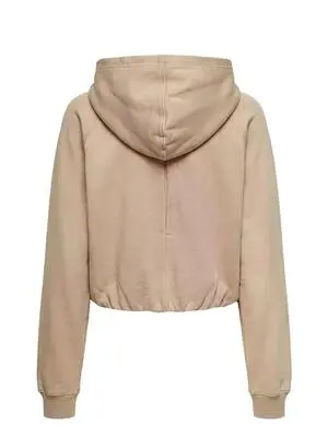 Sportmax Zip-up Drawstring Hoodie - Neutrals