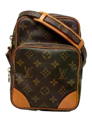 LOUIS VUITTON 2003 Monogram Amazone Crossbody Bag - Brown