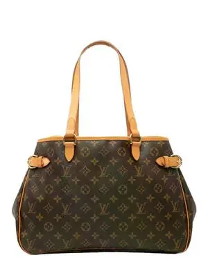 LOUIS VUITTON Monogram Batignolles Horizontal Tote Bag - Brown