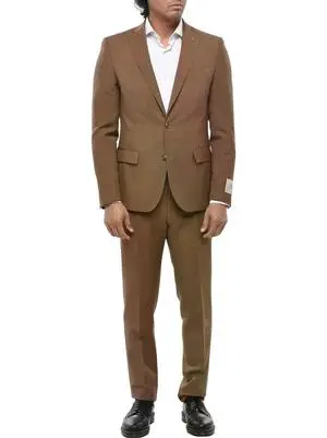 Corneliani Cc Collection Single-breasted Suit - Brown