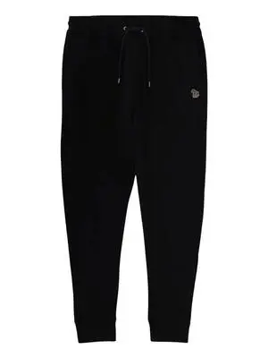 MPS Zebra-patch Track Pants - Black