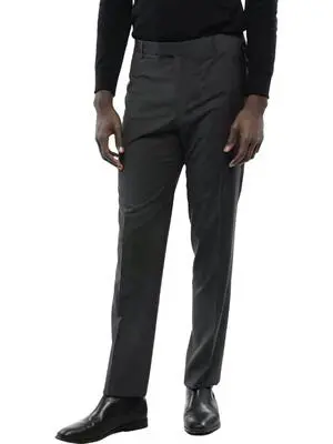 Corneliani Tailored Trousers With Exposed Seams - Grey