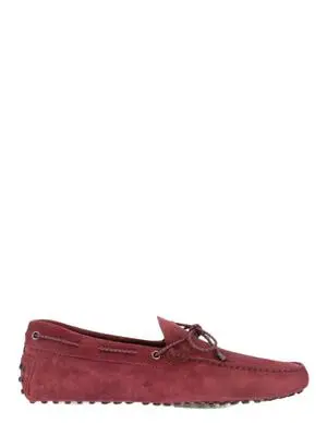 TOD'S Gommino Lace-up Loafers - Red