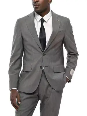 Corneliani Single-breasted Wool Suit - Grey