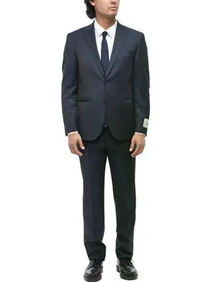 Corneliani Single-breasted Peak-lapel Suit - Blue