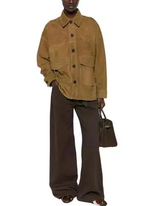 ARMA Suede Flap-pocket Jacket - Neutrals