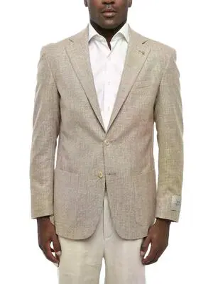 Corneliani Single-breasted Patch-pocket Blazer - Neutrals