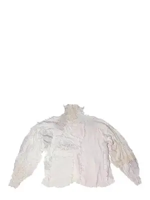 BORBALA Borbala Patchwork High Neck Oversized Sweater