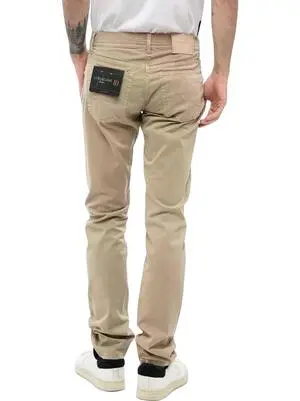 Corneliani Lazise Five-pocket Stretch Cotton Trousers - Neutrals