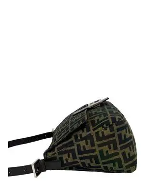 Fendi Zucca Canvas Mamma Forever Shoulder Bag - Brown