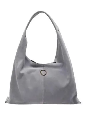 BLAUER. Blauer Ring Detail Shoulder Bag Grey