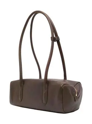 JNBY Minimalist Leather Shoulder Bag - Brown