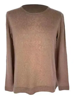 Burberry Crew Neck Knit Sweater - Brown