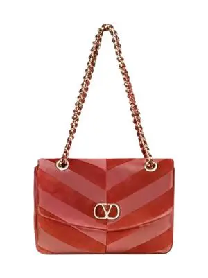 Valentino Garavani Medium Djuna Shoulder Bag - Red