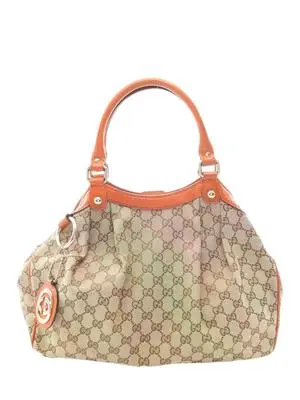 Gucci Sukey Gg Canvas Tote Bag - Neutrals