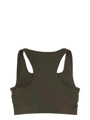 PANGAIA Seamless Cut-out Sports-bra - Brown