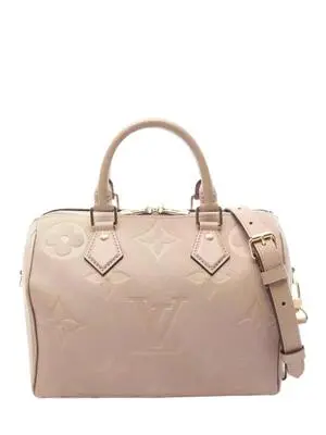 LOUIS VUITTON Speedy Bandoulière 25 Monogram Empreinte Handbag - Neutrals