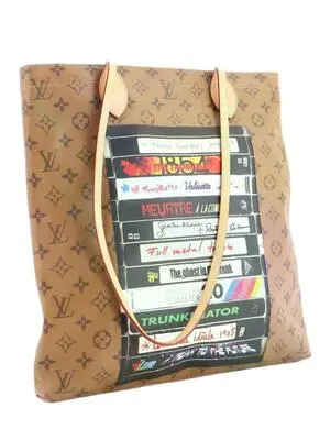LOUIS VUITTON Carry It Limited Edition Video Tape Reverse Monogram Canvas Tote Bag - Brown