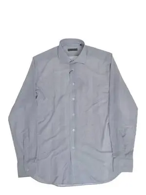 Corneliani Striped Stretch-fabric Shirt - Grey