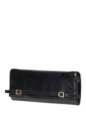 Simkhai River East West Leather Clutch - Black