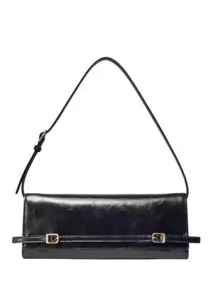 Simkhai River East West Leather Clutch - Black