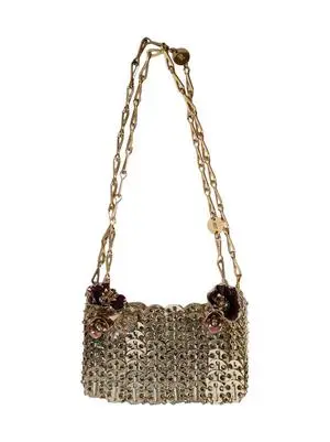 Rabanne 1969 Small Flower Charm Bag - Red