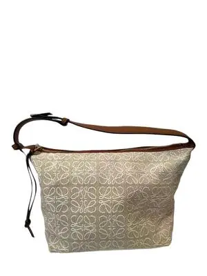 Loewe Cubi Anagram Shoulder Bag - Neutrals