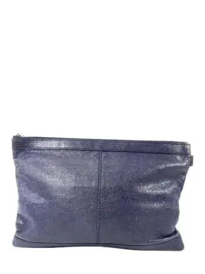 Balenciaga Motocross Classic Clutch Bag - Blue