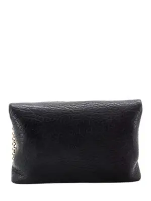 Saint Laurent Cassandra Pouch On Chain Leather Small Crossbody Bag - Black