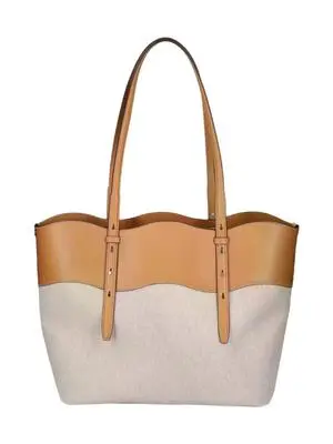 Kate Spade New York Leather-panel Shoulder Bag - Neutrals