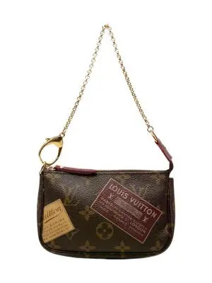 LOUIS VUITTON 2009 Monogram Trunks & Bags Mini Pochette Accessoires Handbag - Brown