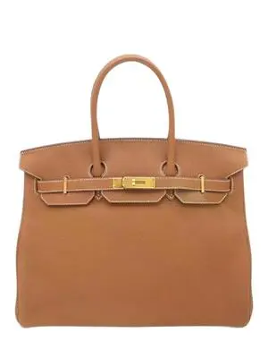 Hermès 35 Birkin Retourne Handbag - Brown