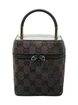 Gucci Gg Canvas Vanity Bag - Brown