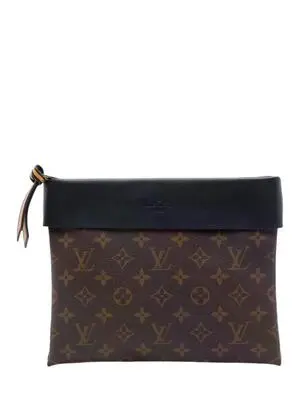 LOUIS VUITTON Louis Vuitton Monogram Canvas Pochette Tuileries Clutch Bag