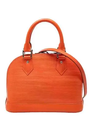 LOUIS VUITTON Epi Alma Bb Satchel - Orange