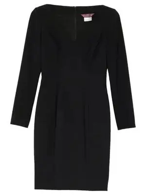 John Galliano 1997 Tailored Midi Dress - Black