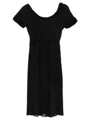 Marc Jacobs Pleated Midi Dress - Black