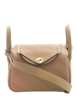 Hermès 2021 Mini Lindy Tote Bag - Brown