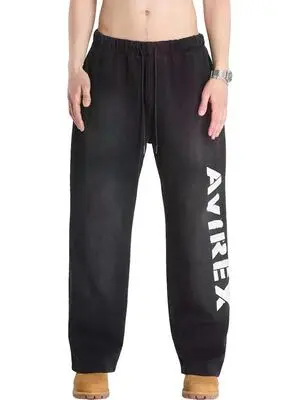 AVIREX Logo-print Track Pants - Black