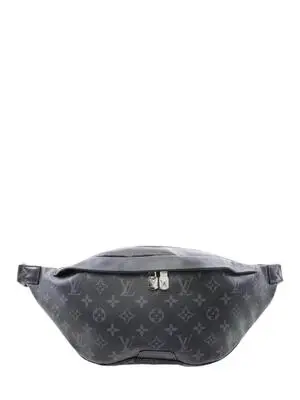 LOUIS VUITTON Monogram Eclipse Discovery Belt Bag - Black