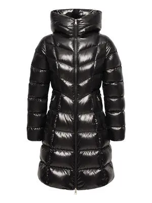 Moncler Marusse Hooded Mid-length Down Jacket - Black