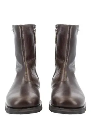 Our Legacy OUR LEGACY Leather Zip Ankle Boots Green